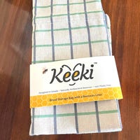 The Original Keeki Bag - Beeswax Lined Linen Storage Bag - Etsy