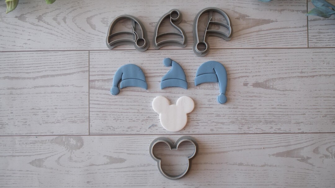 Mickey Mouse Polymer Clay Cutters: Jewelry Tool, Earring Making - 4 ...