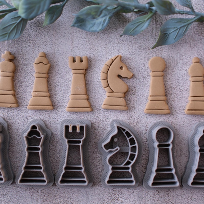 Clay Chess Set - Etsy