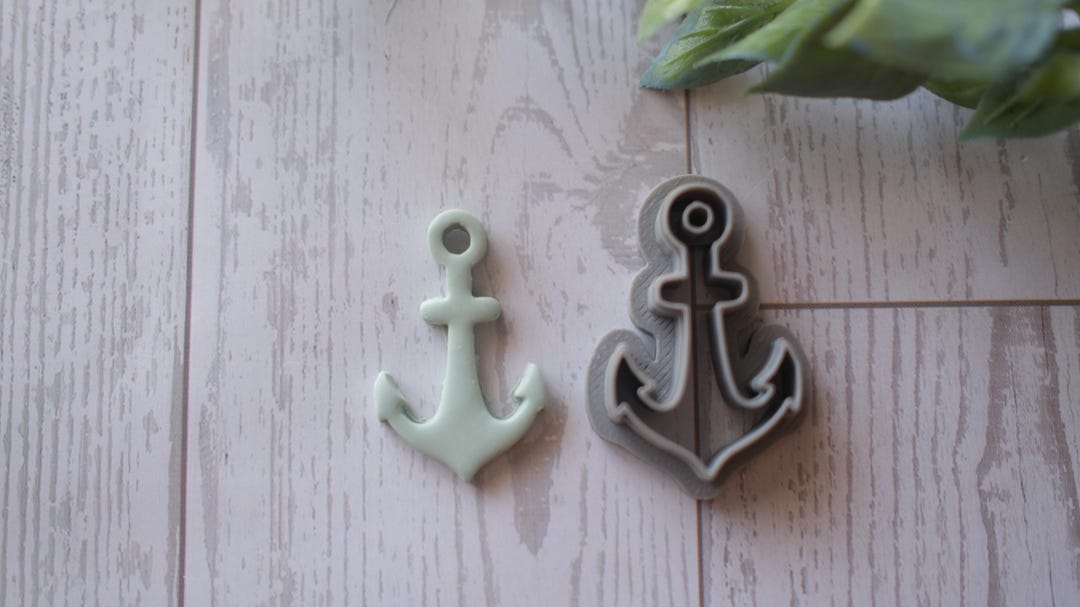 Anchor Polymer Clay Cutter: Abstract Dangle Earring Tool - Etsy