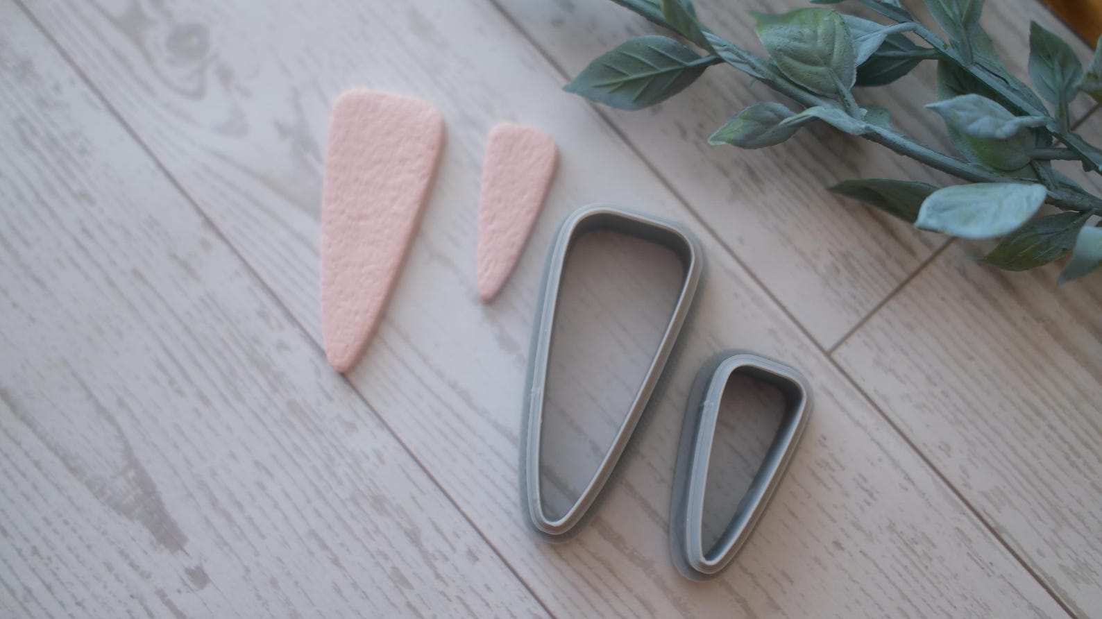 Triangle Clay Cutters for Polymer Clay Earrings: Set of 2 - Etsy