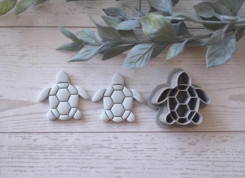 Turtle Polymer Clay Cutter: 3D Printed Craft Tool - Etsy
