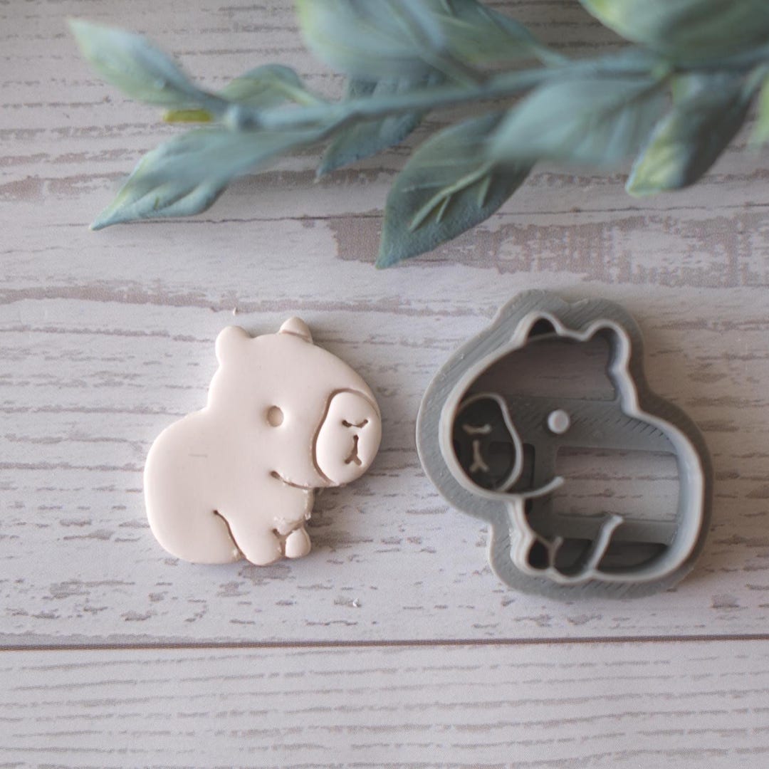 Capybara Polymer Clay Cutter: Abstract Dangle Earring Tool - Etsy