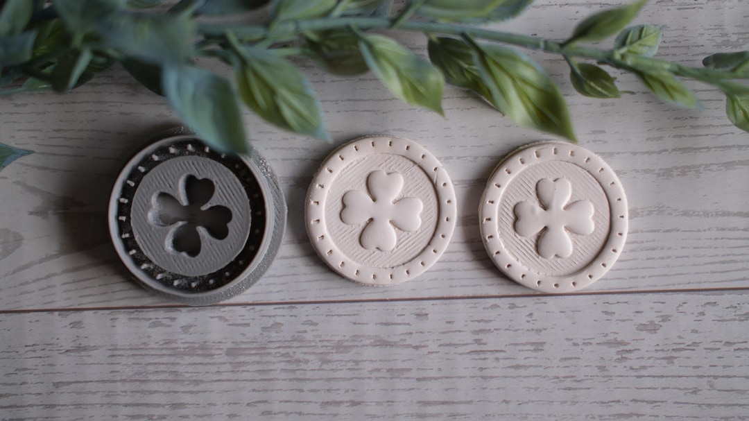 Clover Coin Polymer Clay Cutter: Jewelry Tool - Etsy