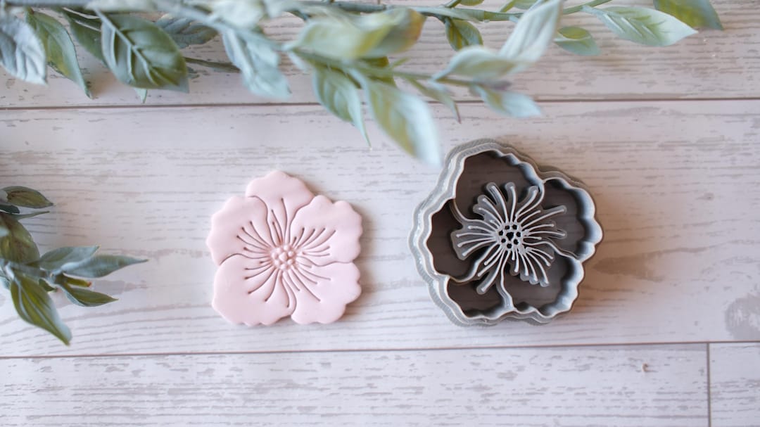 Violet Flower Clay Cutter Polymer Clay Earring Cutters, Abstract Shapes ...