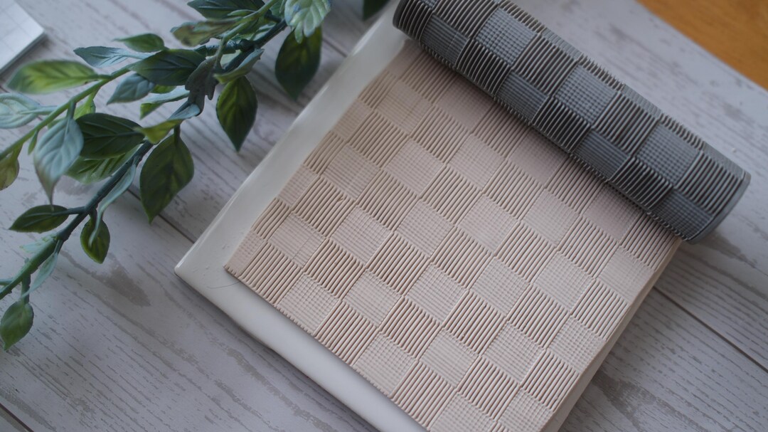 Checkerboard Lines / Texture Roller/ Polymer Clay Tools. - Etsy