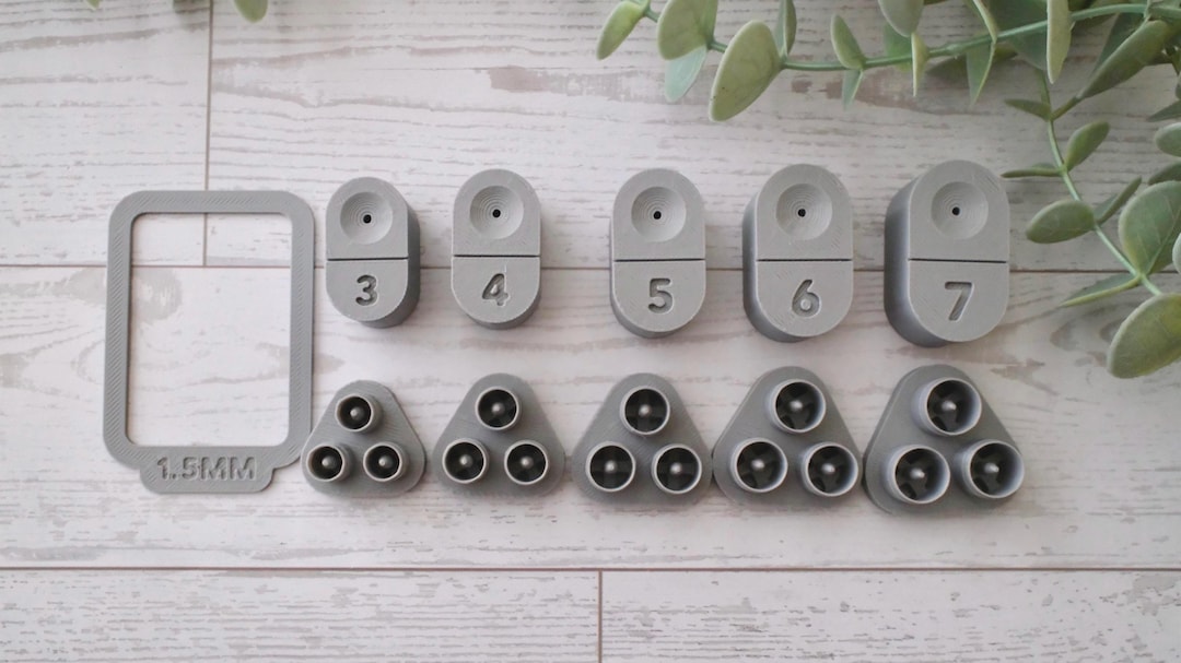 Polymer Clay Earring Tool Set: 3mm-7mm Post Embedder - Etsy