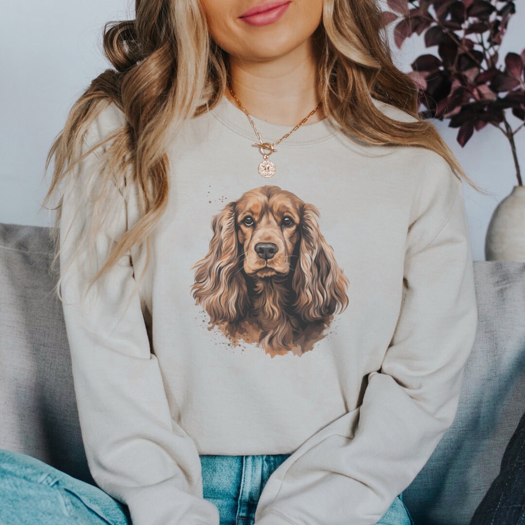 Cocker Spaniel Sweatshirt Cocker Spaniel Cocker Spaniel - Etsy