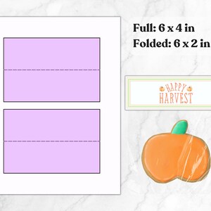 Printable Fall Bag Toppers, Autumn Bag Toppers Printable, Fall ...