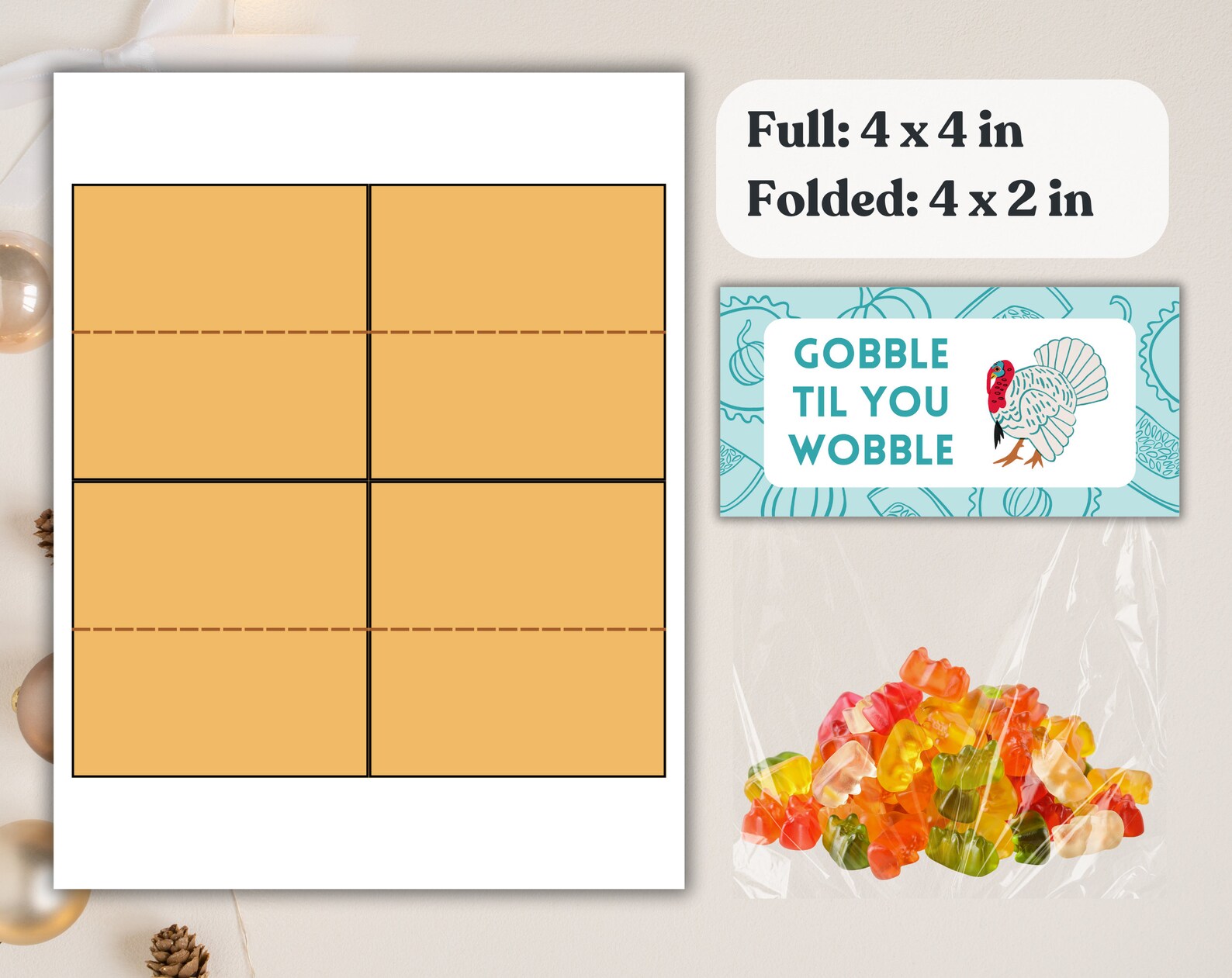 Printable Thanksgiving Bag Toppers, Autumn Bag Toppers Printable ...