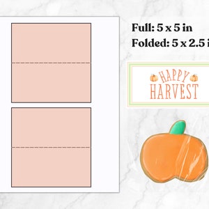 Printable Fall Bag Toppers, Autumn Bag Toppers Printable, Fall ...