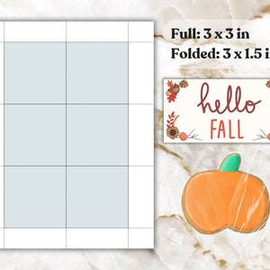 Printable Fall Bag Toppers, Autumn Bag Toppers Printable, Fall ...