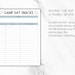 Editable Baseball Snack Sign up Sheet, Editable PDF & Google Doc, Game ...