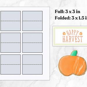 Printable Fall Bag Toppers, Autumn Bag Toppers Printable, Fall ...