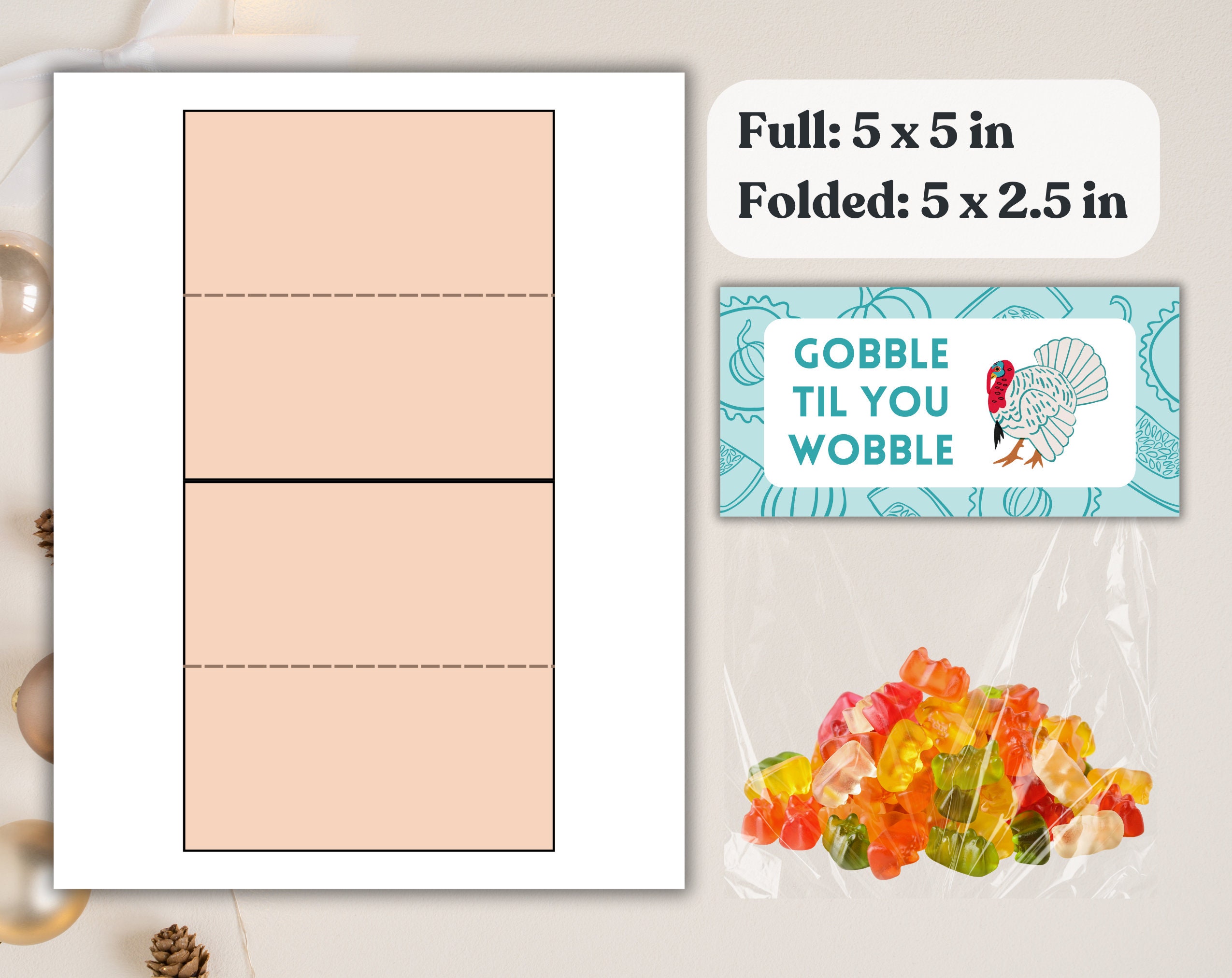 Printable Thanksgiving Bag Toppers, Autumn Bag Toppers Printable ...