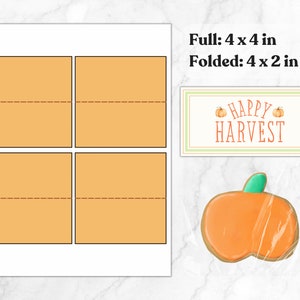 Printable Fall Bag Toppers, Autumn Bag Toppers Printable, Fall ...