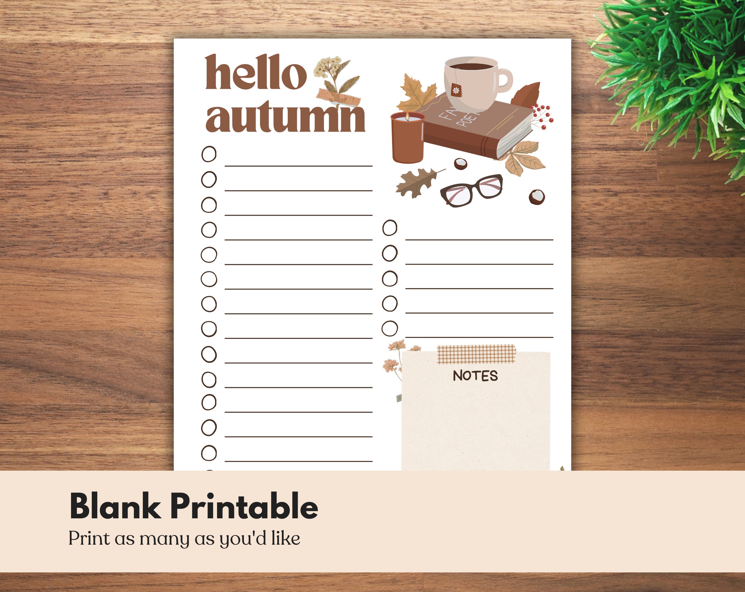 Editable Fall Bucket List, Printable Fall Bucket List,letter Autumn ...