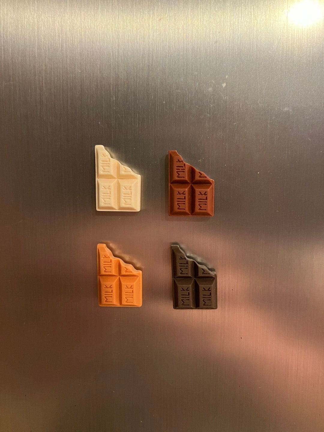 Mini Chocolate Bar Magnets Set of 4 - Etsy