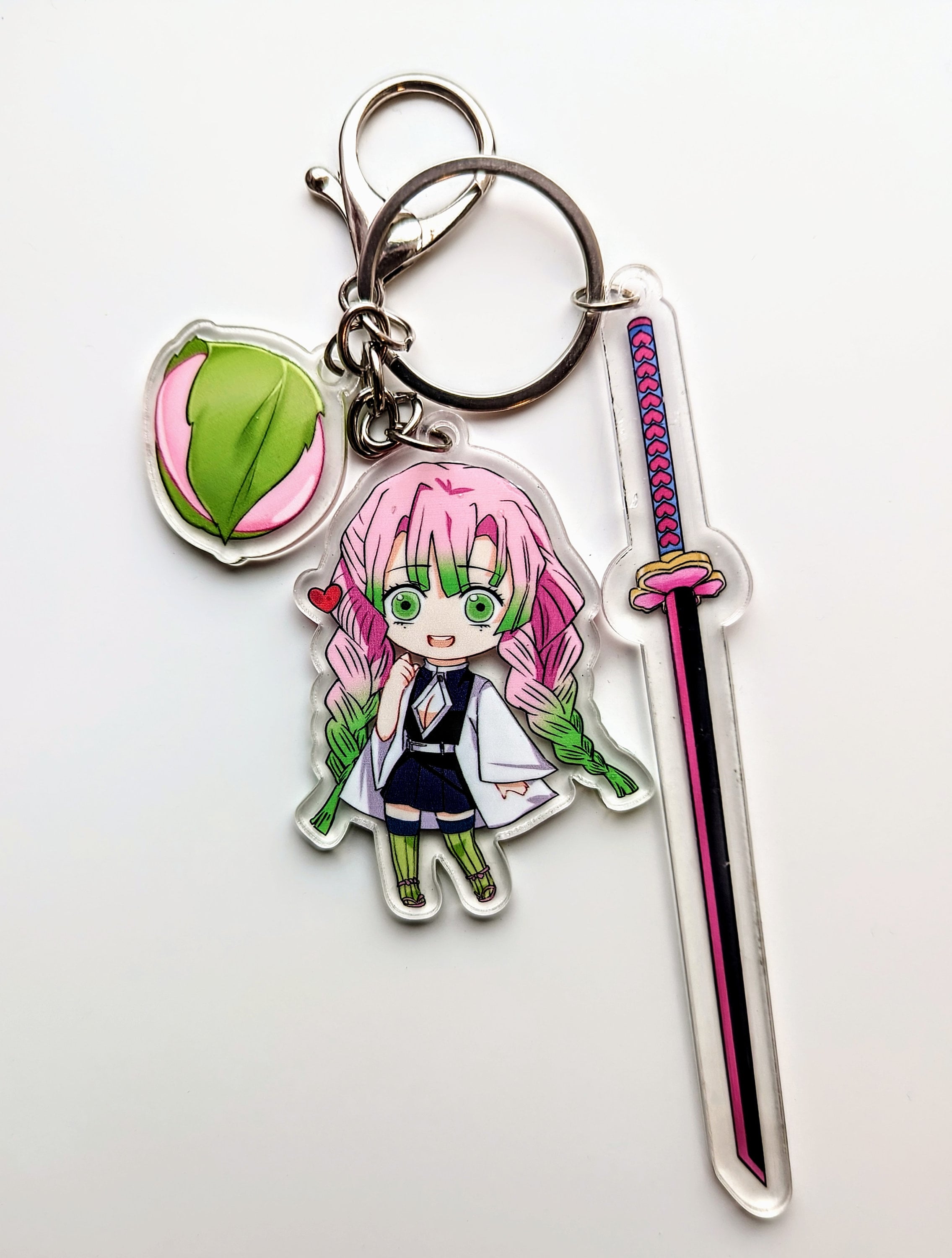 Demon Anime Sword Key Chain Assorted Characters - Etsy