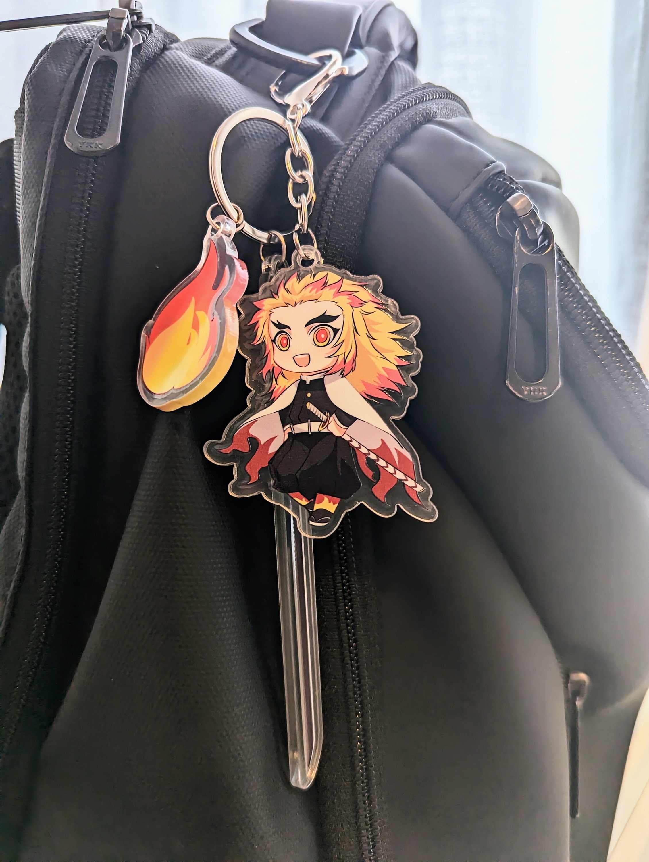 Demon Anime Sword Key Chain Assorted Characters - Etsy