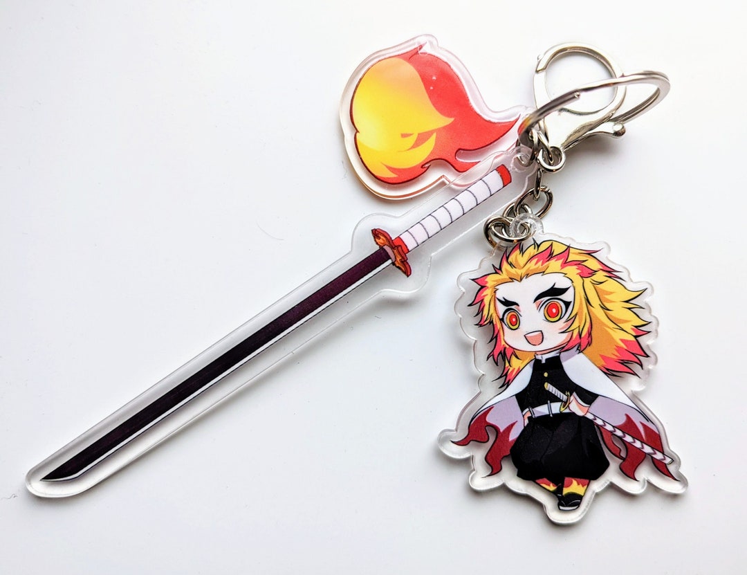 Demon Anime Sword Key Chain | Assorted Characters - Etsy
