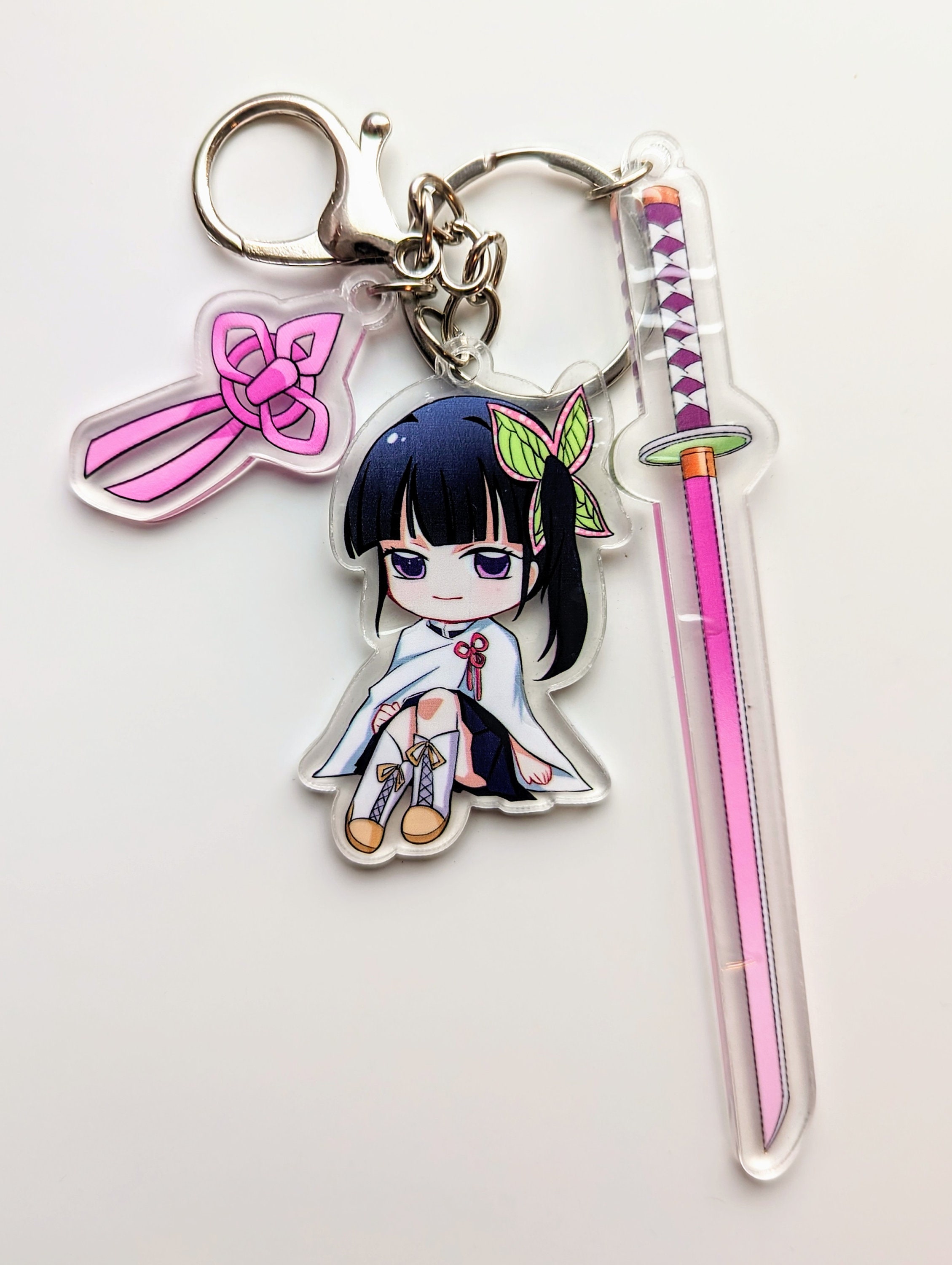 Demon Anime Sword Key Chain Assorted Characters - Etsy