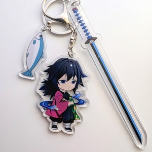 Demon Anime Sword Key Chain | Assorted Characters - Etsy