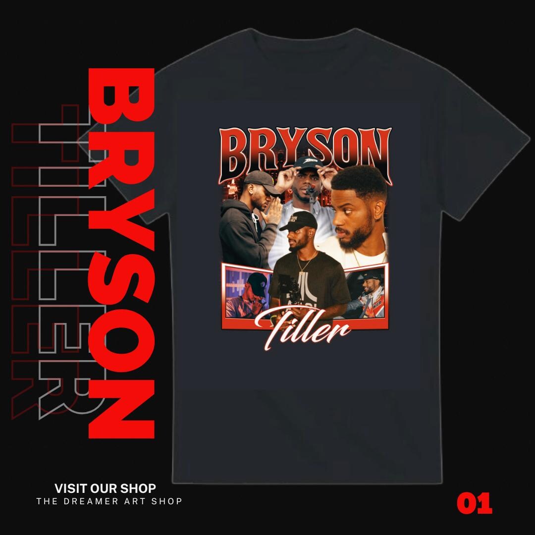 Bryson TILLER Heavyweight Unisex Vintage 90s Rapper Shirt Style Retro ...