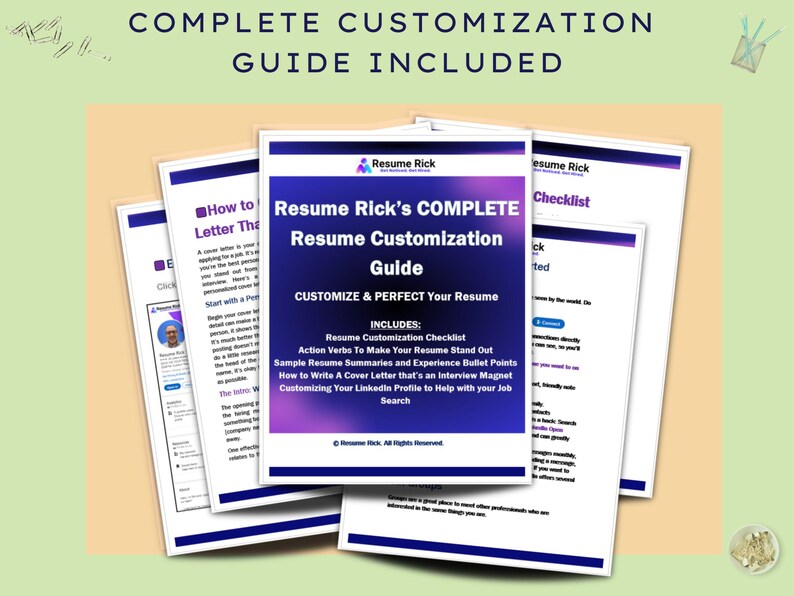 Resume Template for Microsoft Word - Modern Format, Professional ...