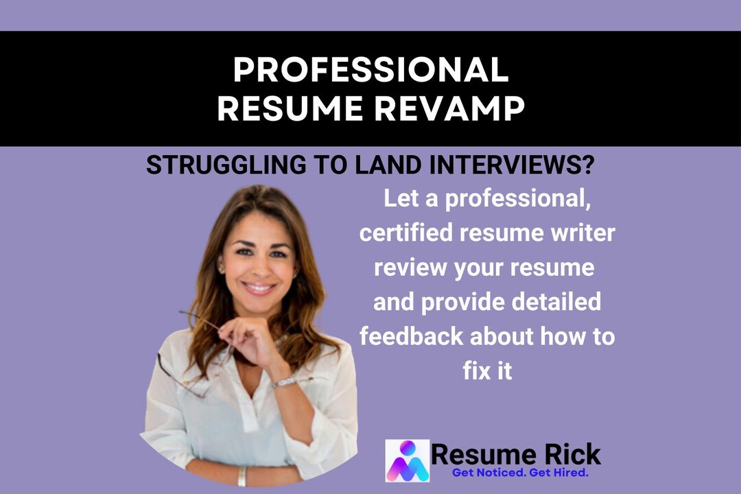 Resume Rewrite and Revamp Resume Service. I'll Review Your Resume and ...