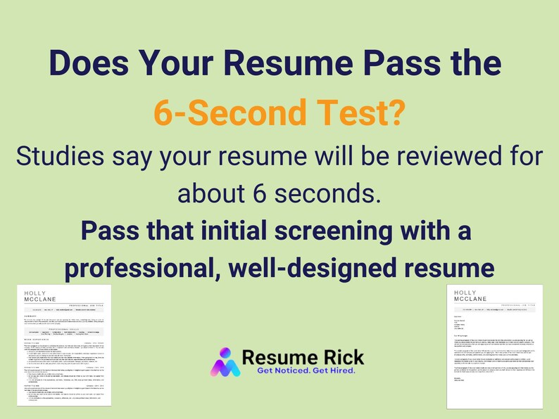 Resume Template for Microsoft Word - Modern Format, Professional ...