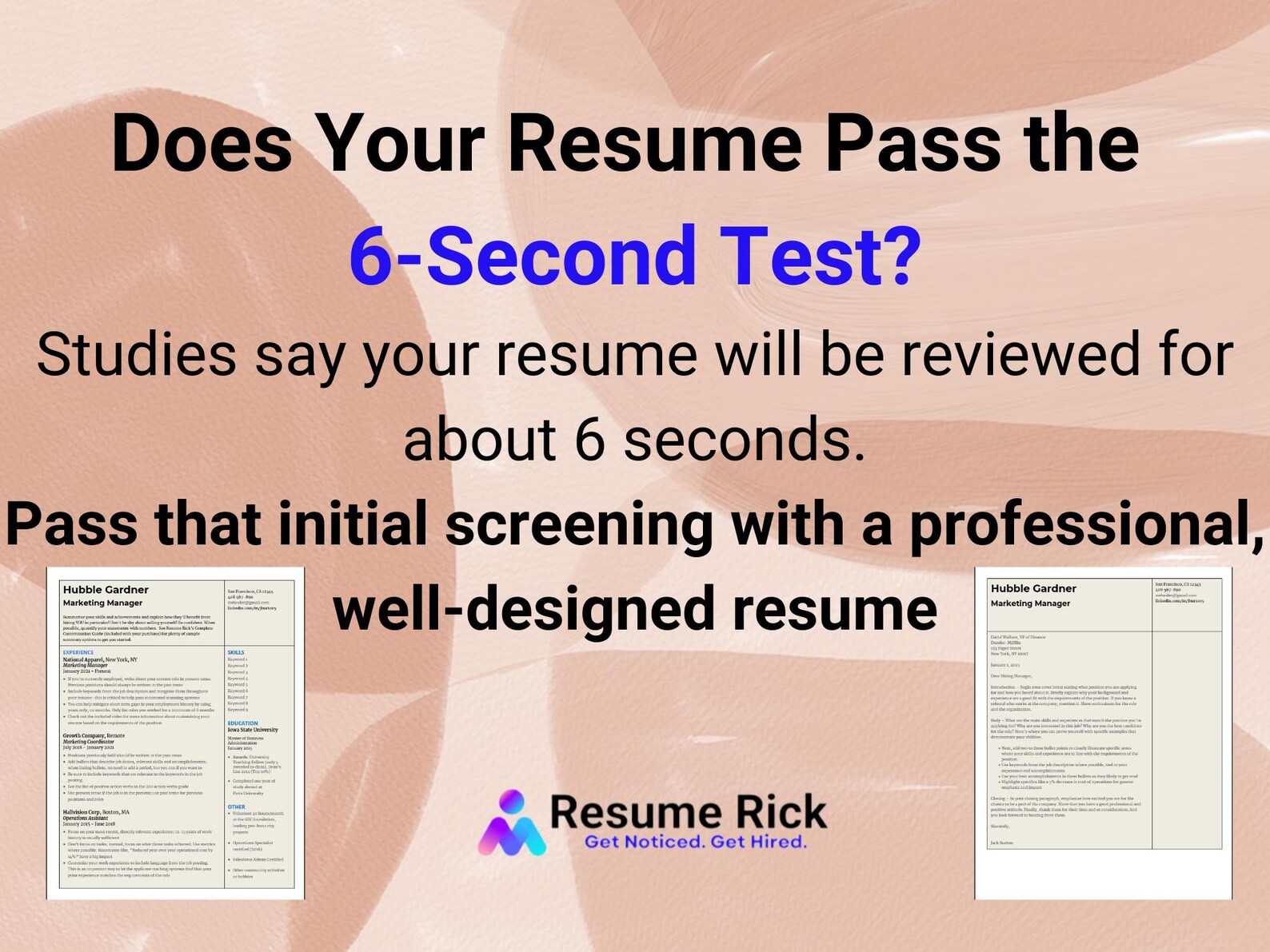 Professional Resume Template for Microsoft Word 2024 | Includes Cover ...