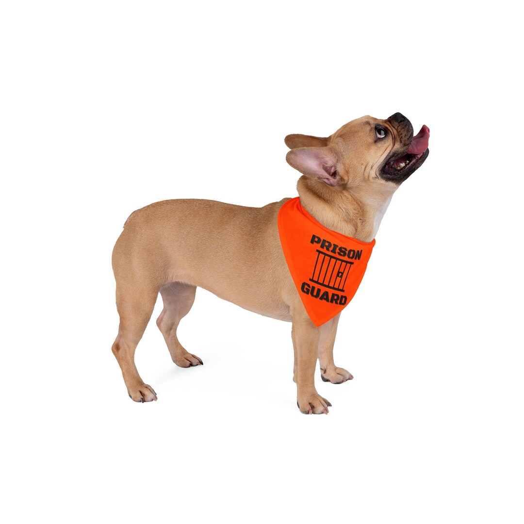 Prison Guard Halloween Costume Dog Bandana - Etsy