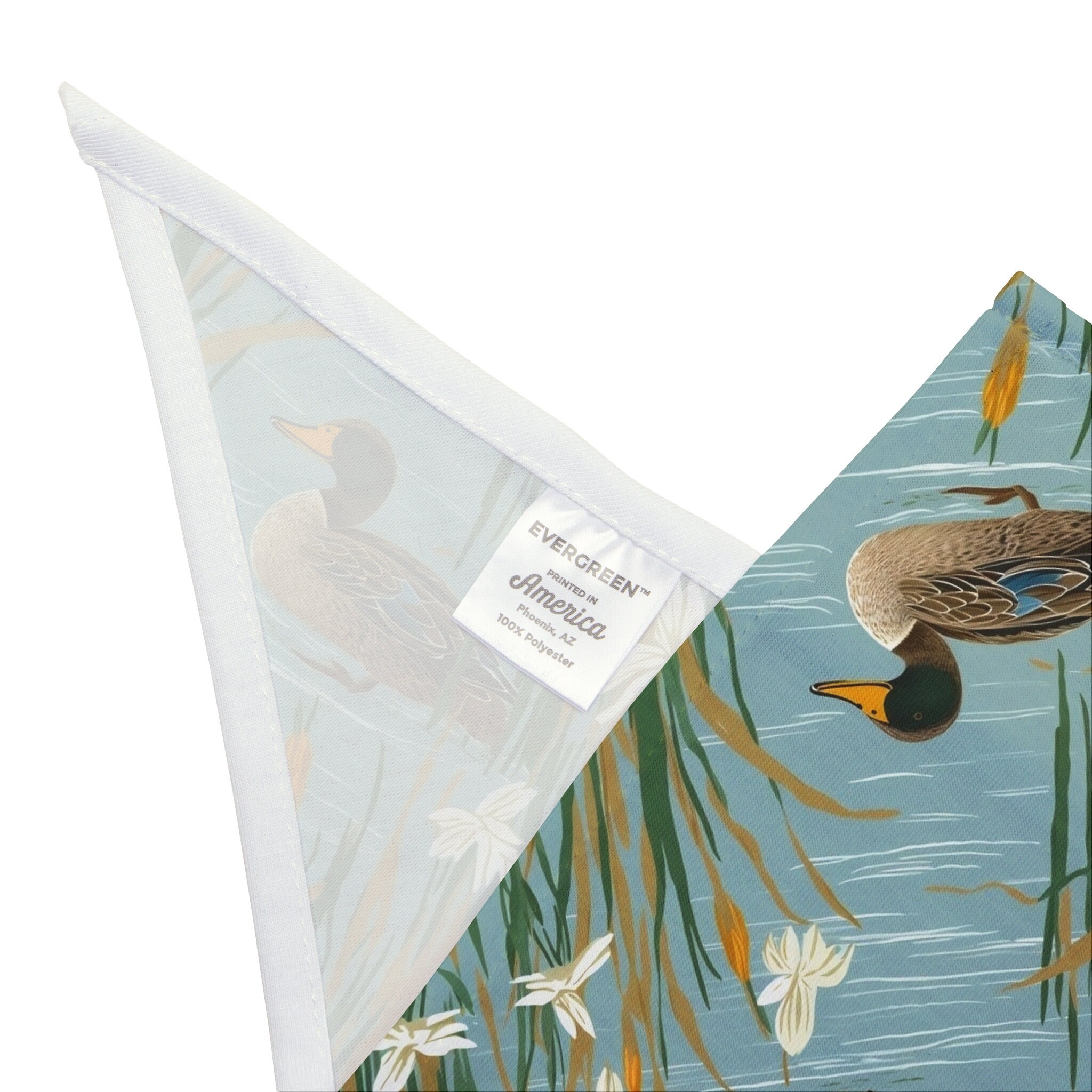 Cattails and Mallard Duck Bandana - Etsy
