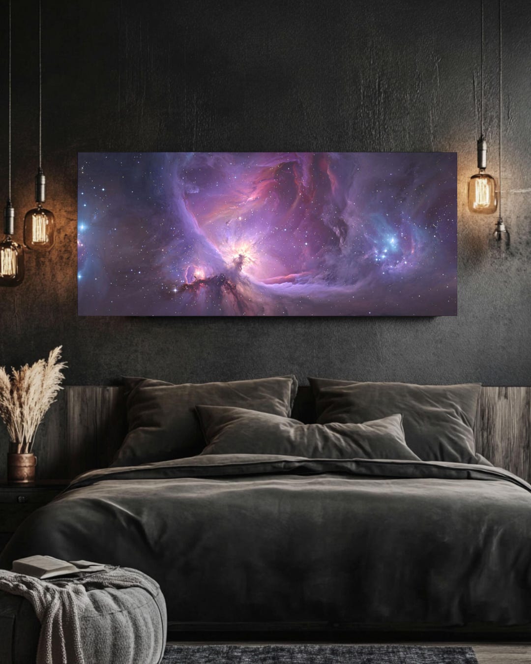 Nebula Galaxy Wall Art, Hyper-realistic Space Illustration, Cinematic ...