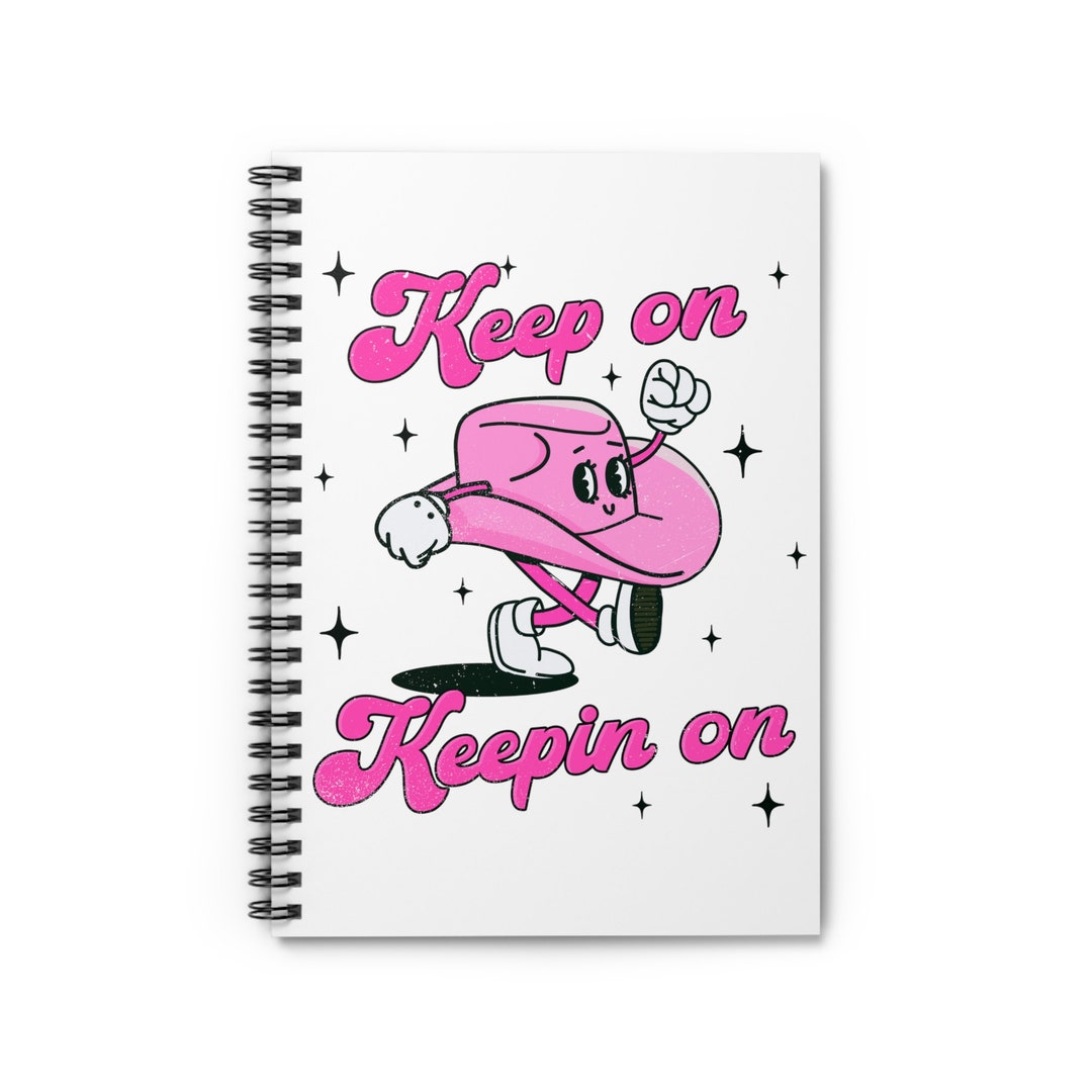 Dolly Parton Inspired Notebook, Keep on Keepin On, Country Music Gift ...