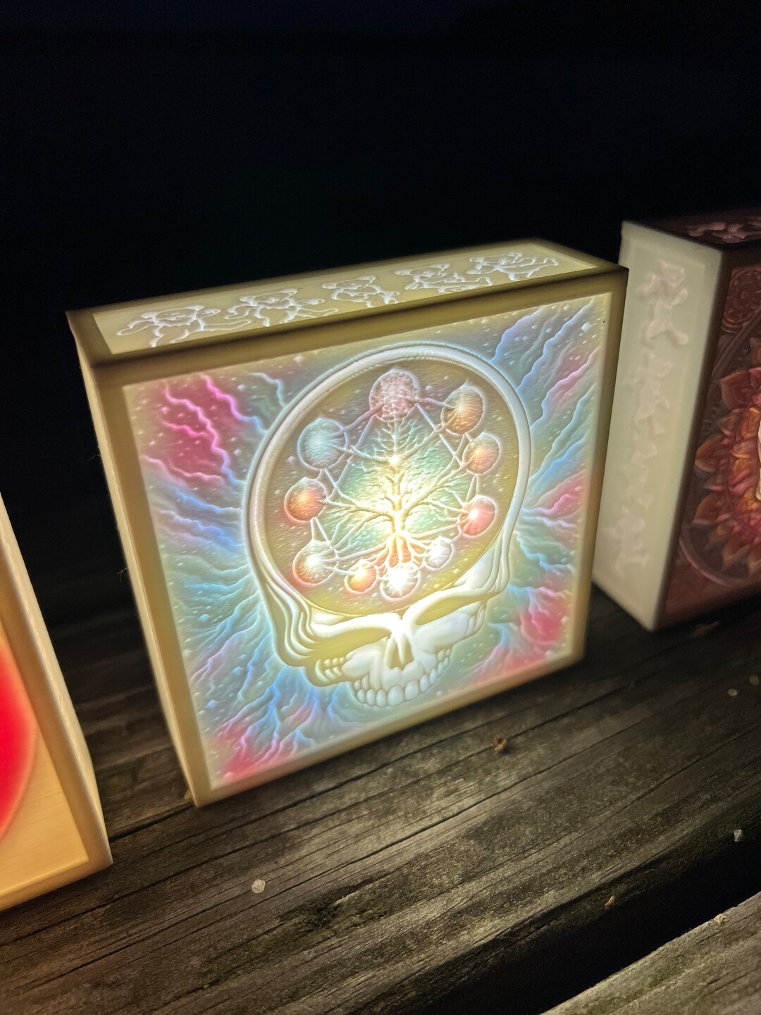 Sacred G Your Face: Grateful Dead Tree of Life Lithophane Lightbox With ...