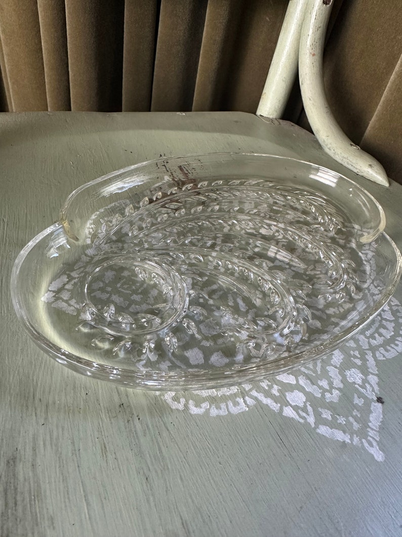 Vintage Federal Glass Wheat Pattern Snack Plates 1950s Plates Only - Etsy
