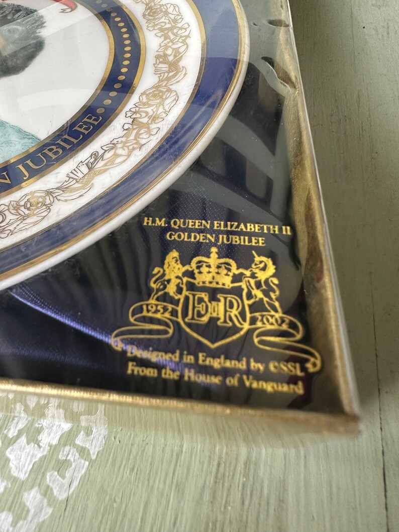 H.M. Queen Elizabeth's Golden Jubilee Plate 1952 - 2002 - Etsy
