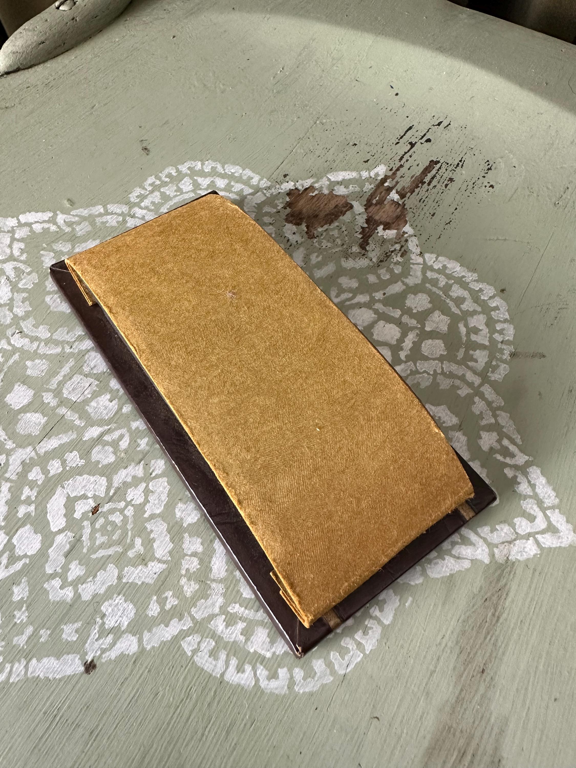 Art Nouveau Leather Floral Embossed Rocking Ink Blotter - Etsy