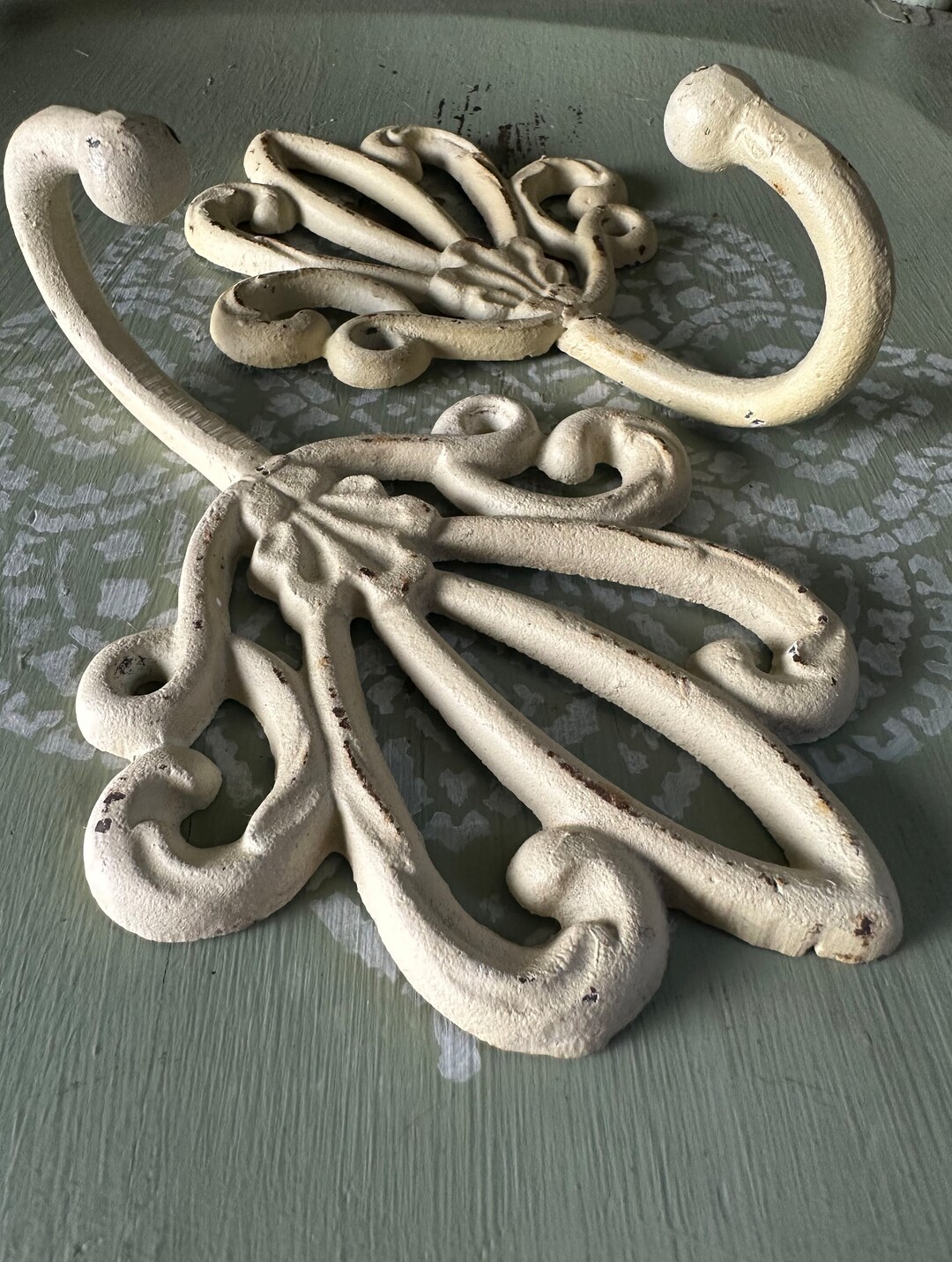 Decorative Farm House Square Nest Wall Hooks Distressed - Etsy
