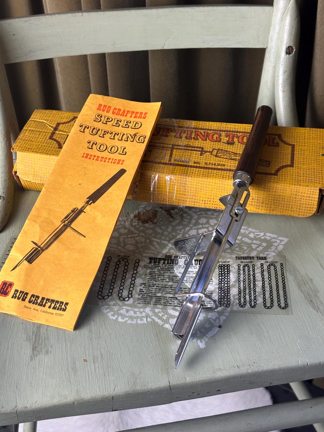 1970s RC Rug Crafters Speed Tufting Rug Tapestry Making Tool - Etsy