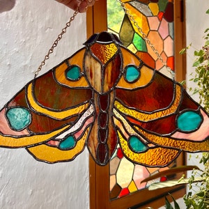 Moth - Stained Glass Pattern - Instant Digital Download (PDF|PNG) - Etsy