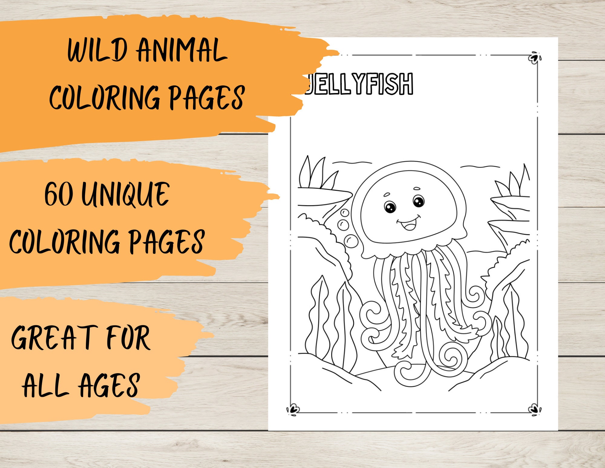 Wild Animal Coloring Pages | Adult and Kid Coloring Pages | Toddler ...