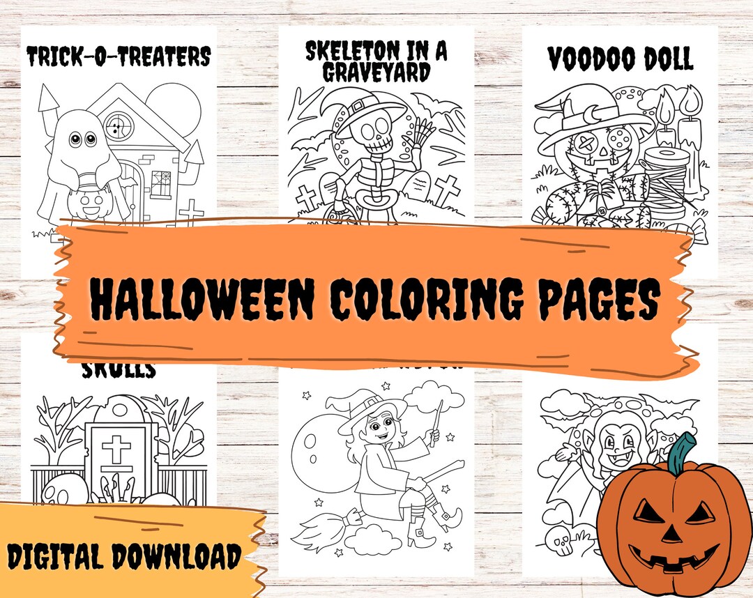 Halloween Coloring Pages | Adult and Kid Coloring Pages | Toddler ...