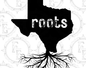 Texas Roots Digital Design: Svg, Pdf, Png, and Dxf Included - Etsy