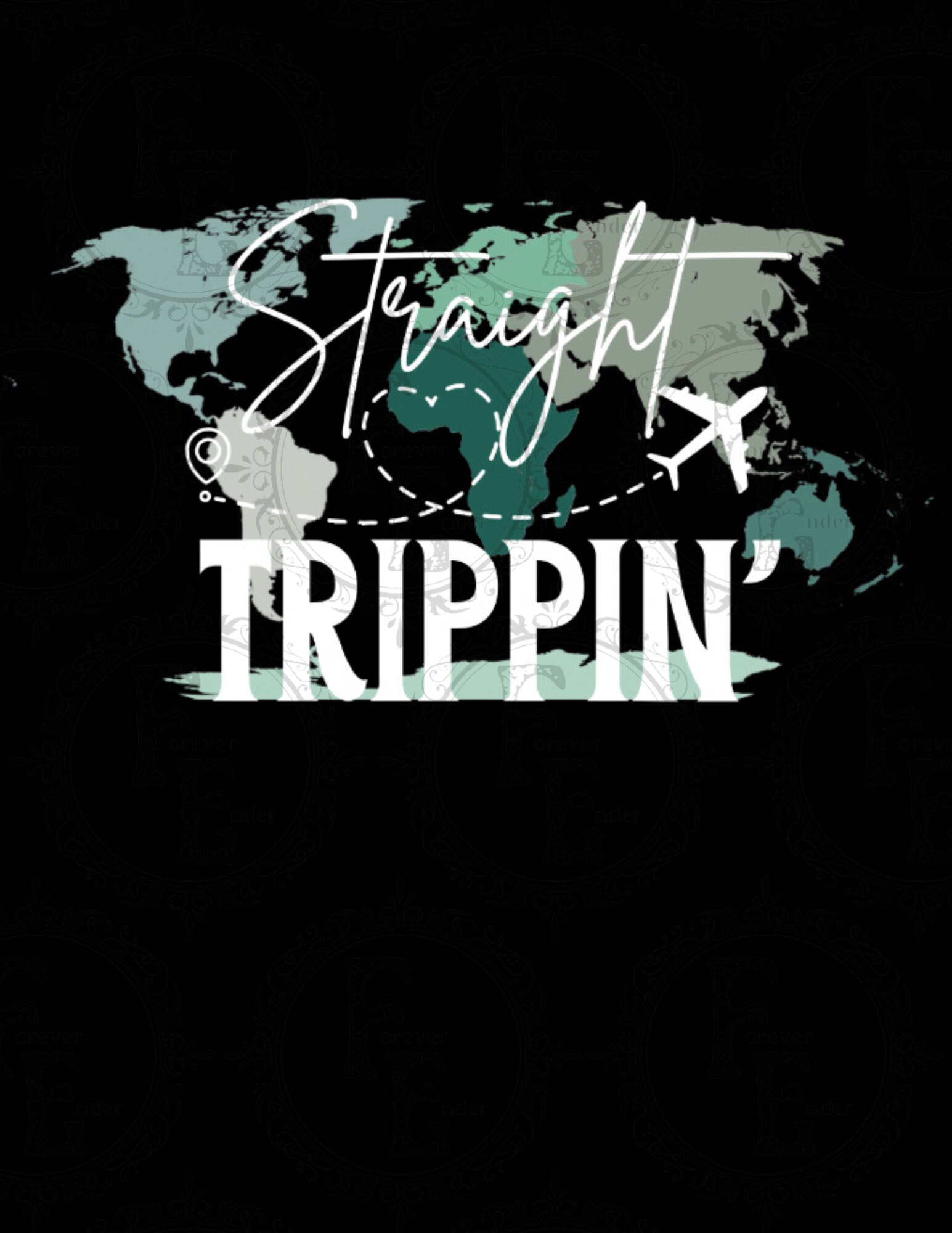 Straight Trippin Color PNG - Etsy