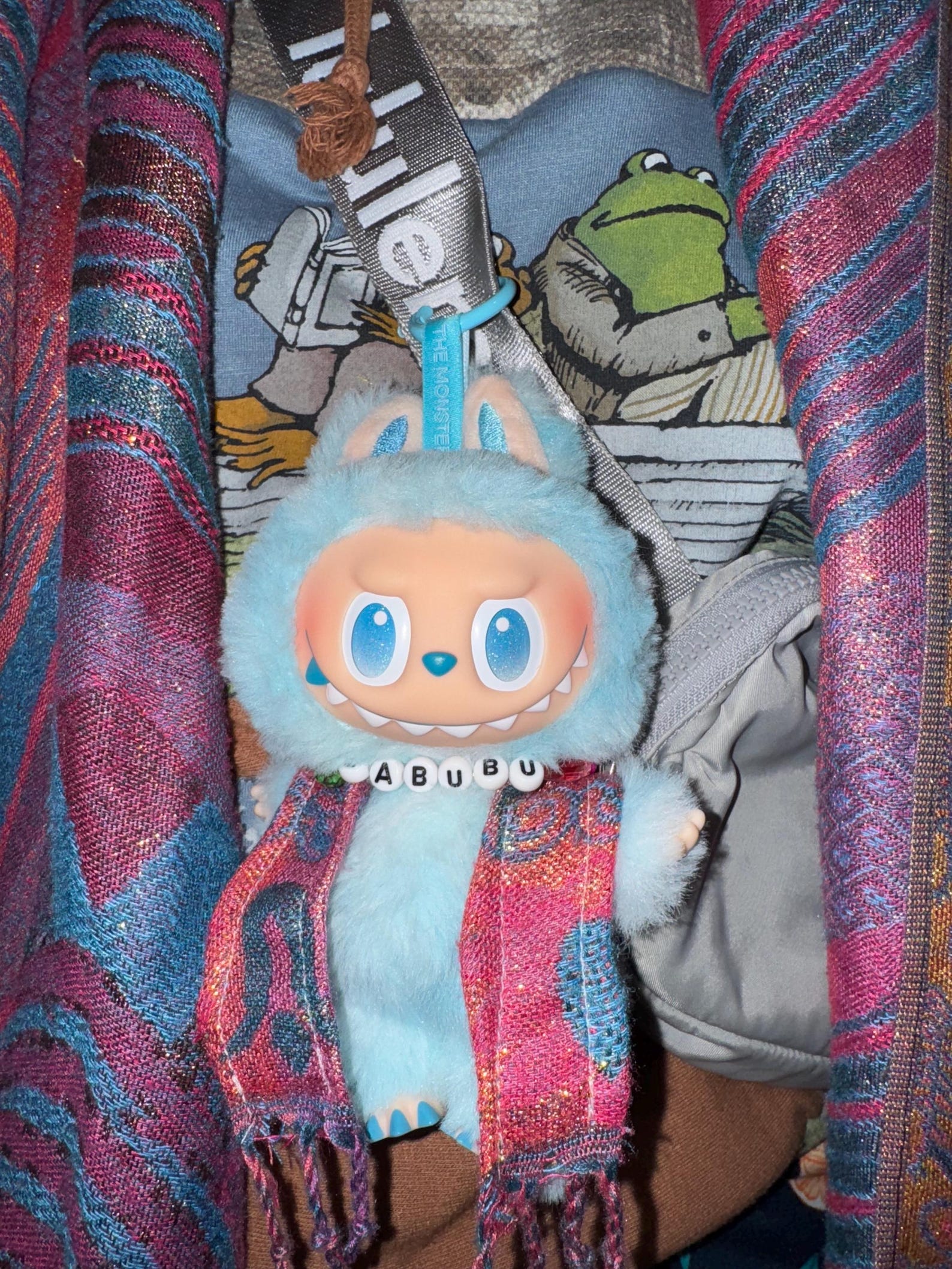 Labubu Rave Pashmina With Matching Kandi Bracelet - Etsy