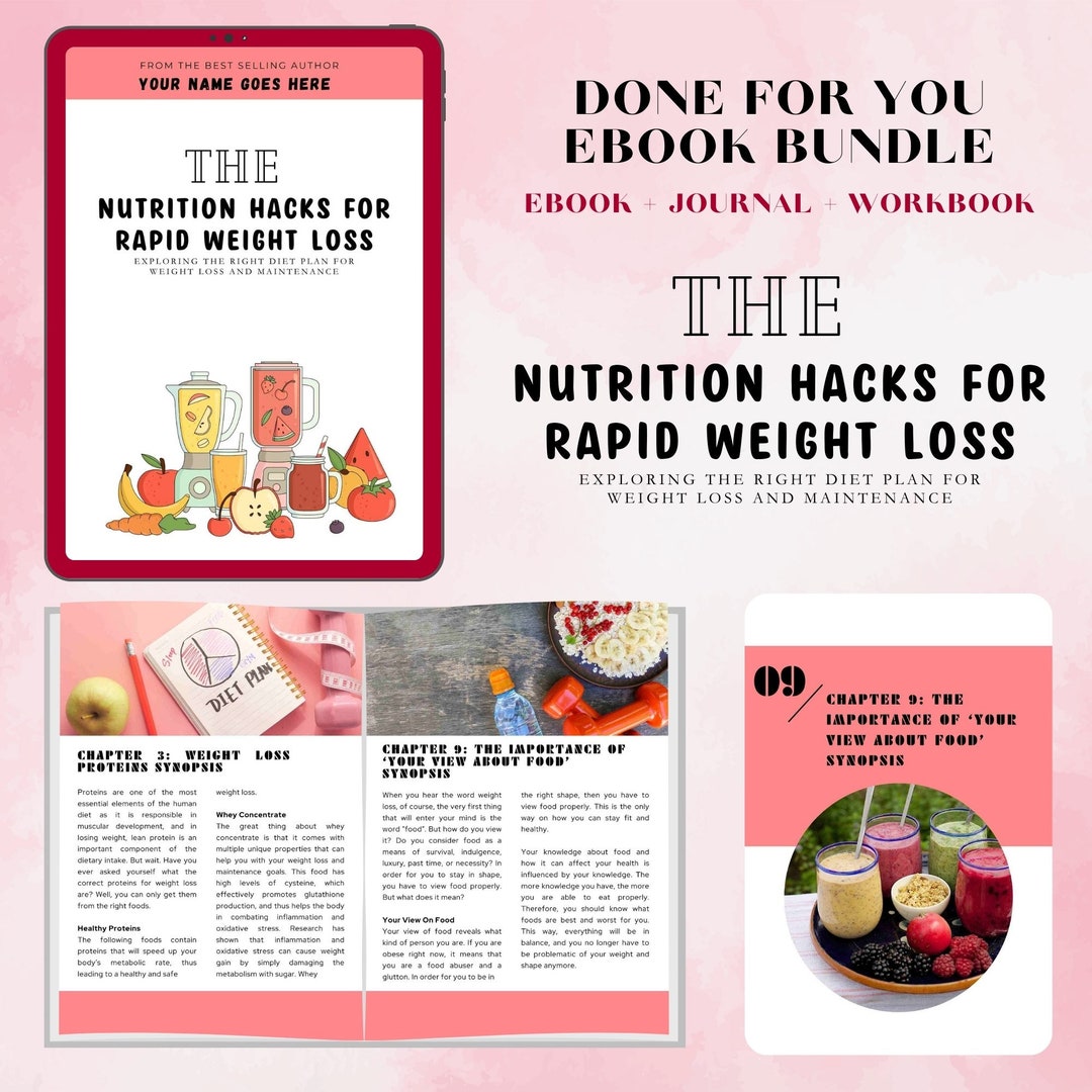 Nutrition Ebook Hacks Done for Program ,workbook ,ebook | Content for ...