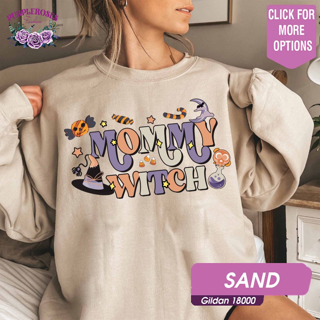 Mommy Witch Sweatshirt Halloween Sweatshirt Mommy Witch Etsy